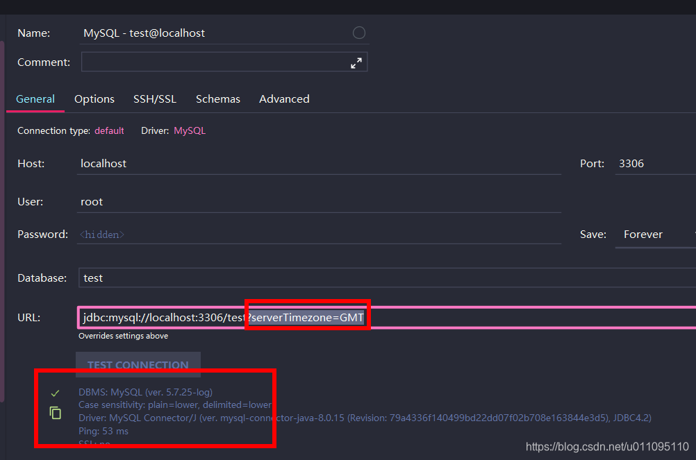 Idea连接Datasource时报时区错误的解决方法Server returns invalid timezone. Go to 'Advanced' tab and set ...