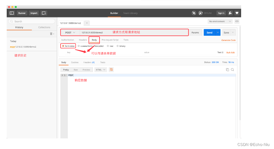 Django框架之模型视图-使用 PostMan 对请求进行测试_django post postman-CSDN博客