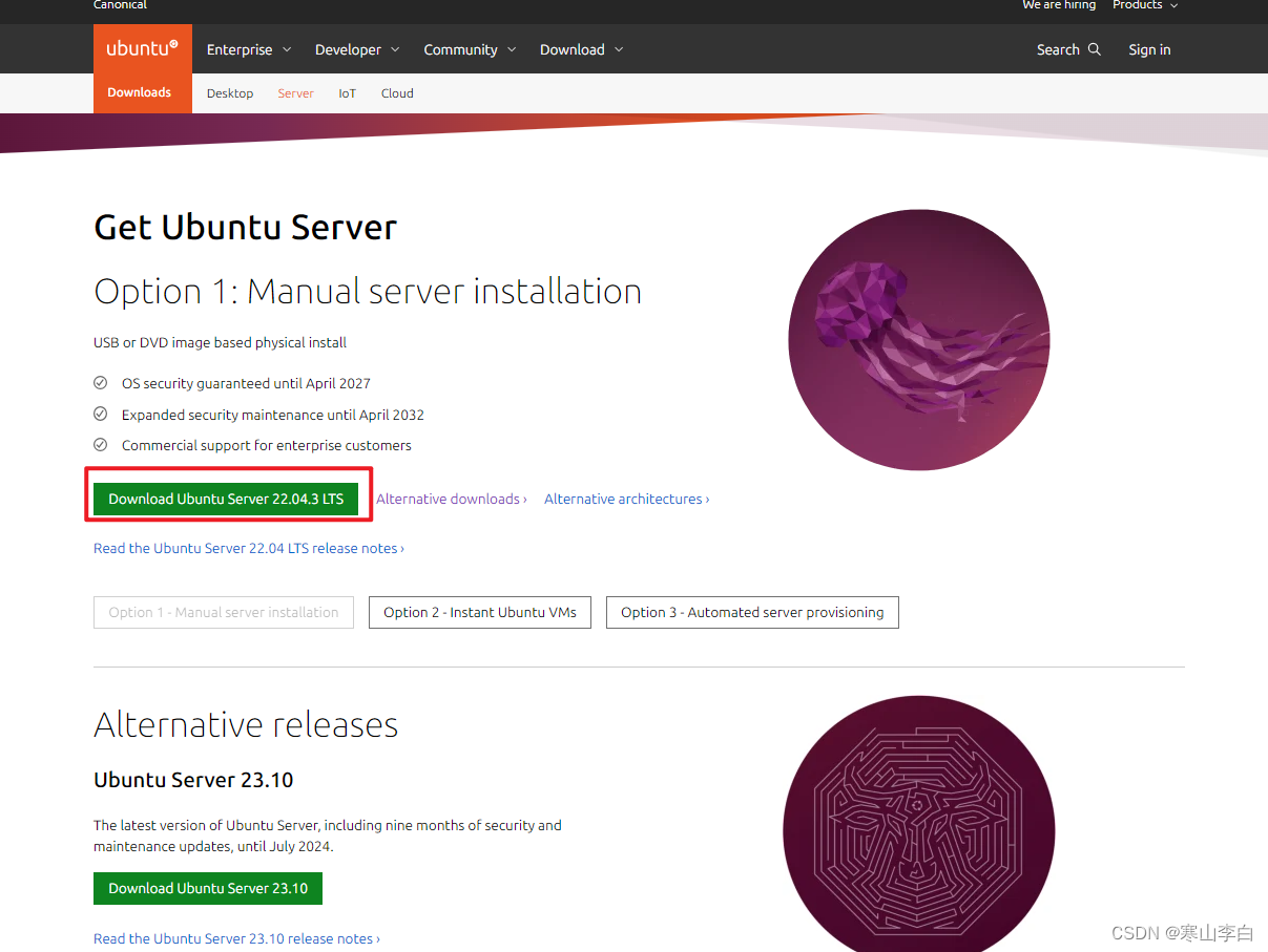Ubuntu下载指南：从官网获取桌面版与服务器版,-CSDN博客