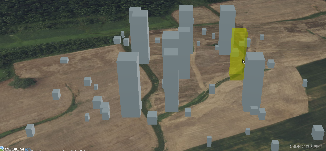 cesium——加载3DTiles，模型的选中，高亮效果_csium鼠标挪动,模型cesium3dtileset-CSDN博客