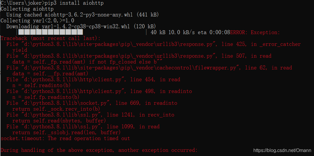 python3版本安装aiohttp库-CSDN博客