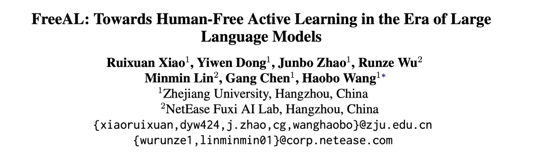 EMNLP'23：大模型时代的数据标注—FreeAL-CSDN博客