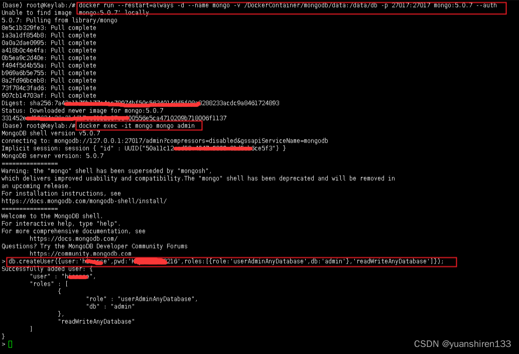docker 三步快速安装MongoDB 数据库_docker 安装 monogodb-CSDN博客