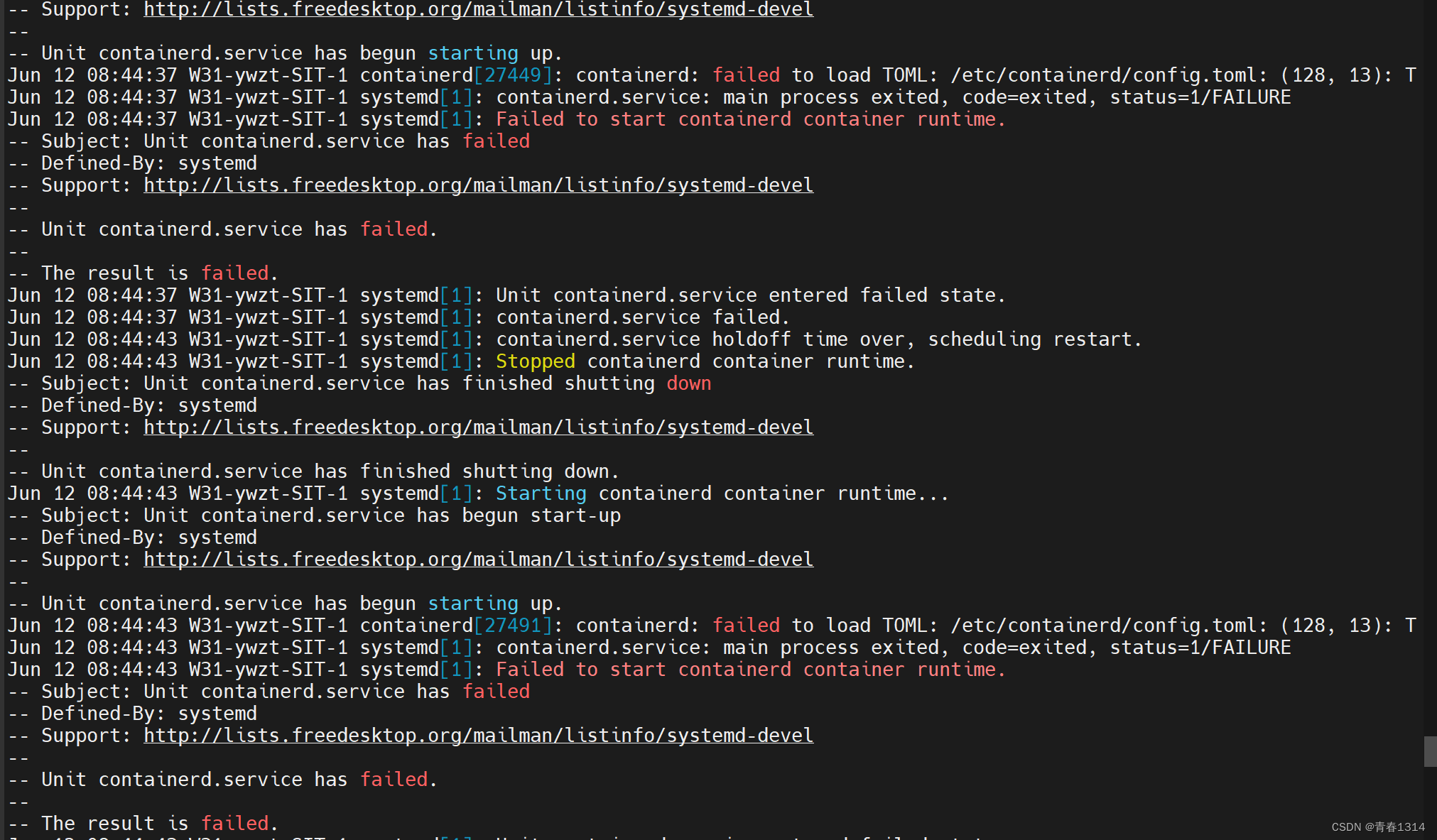 containerd: failed to load TOML: /etc/containerd/config.toml_containerd config.toml-CSDN博客