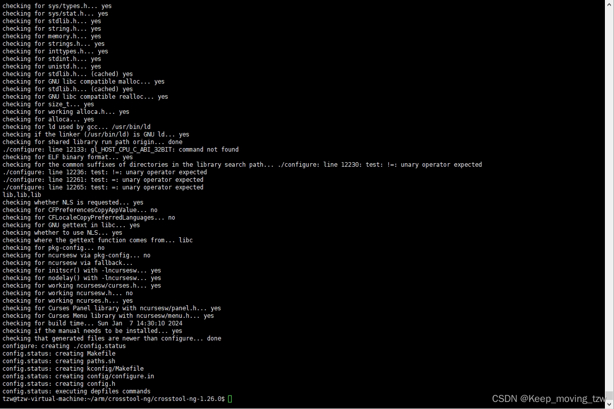 【嵌入式移植】2、使用Crosstool-NG制作交叉编译工具链-CSDN博客