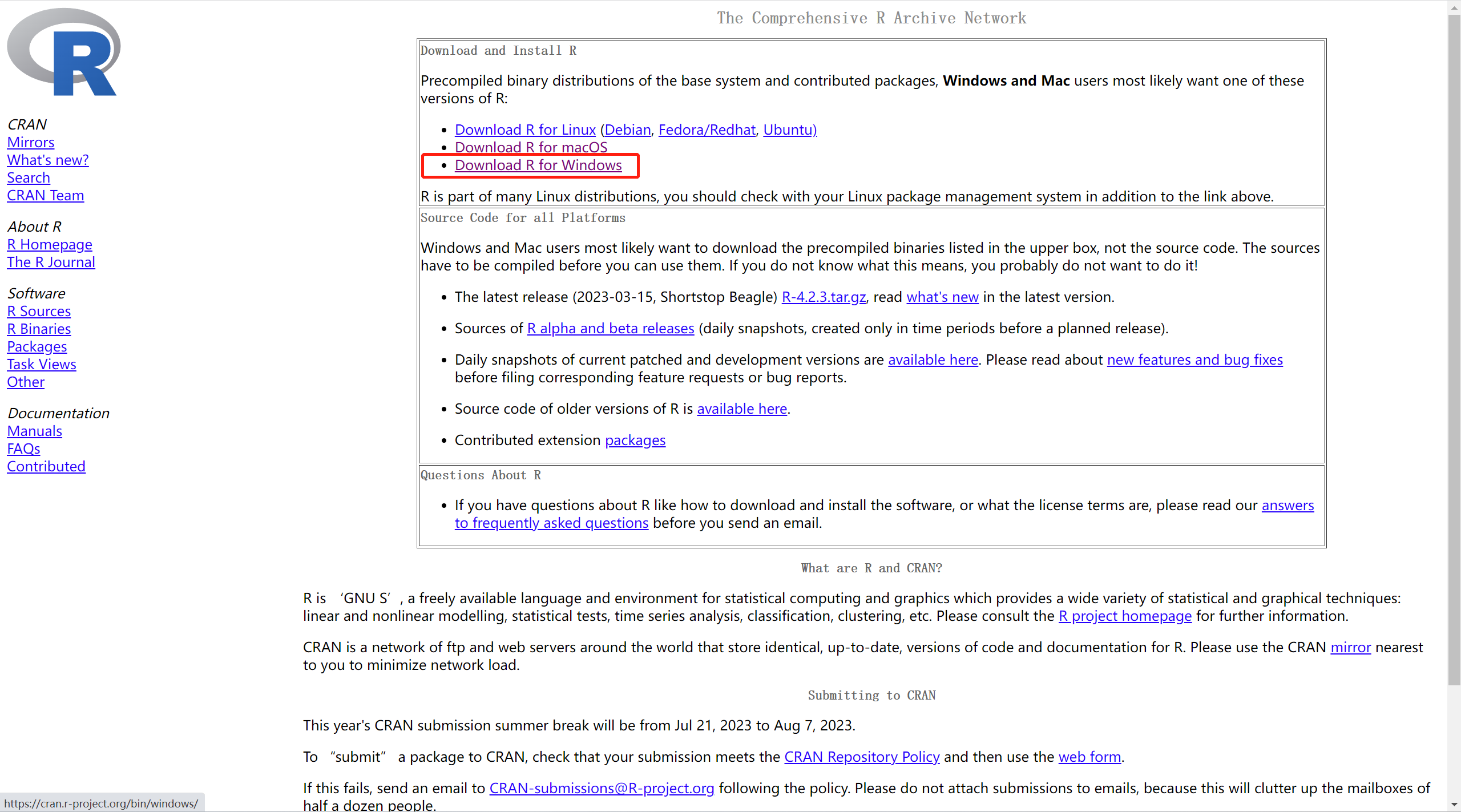 安装R语言（Rstudio、R、RTools）-CSDN博客