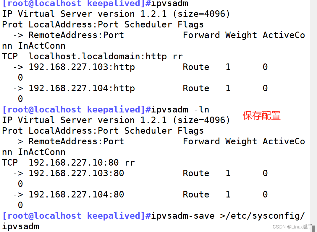 LVS+Keepalived 高可用集群_lvs checkers-CSDN博客