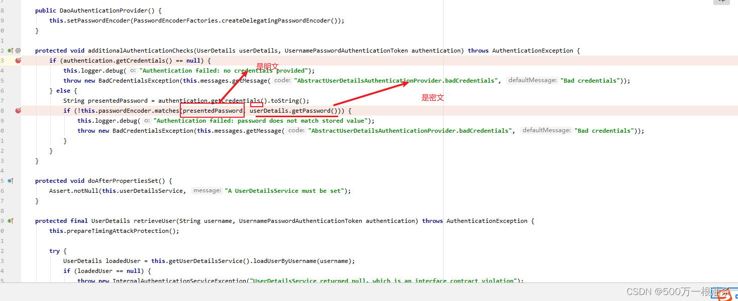 spring Security 认证失败，用户名和密码是正确的还是失败_security用户名密码错误-CSDN博客