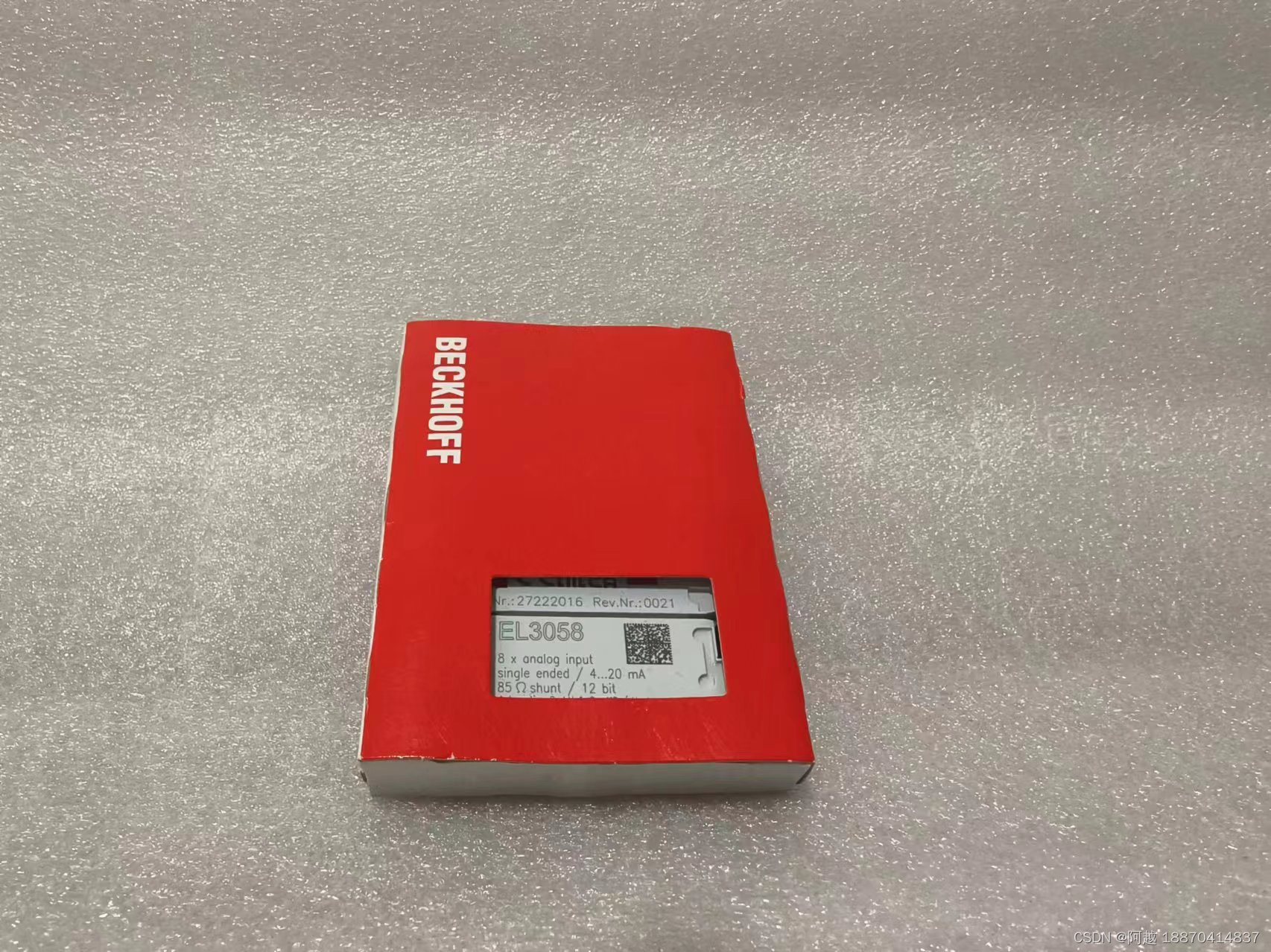 BECKHOFF EL3058 倍福模拟量输入端子模块_倍福el3078使用-CSDN博客