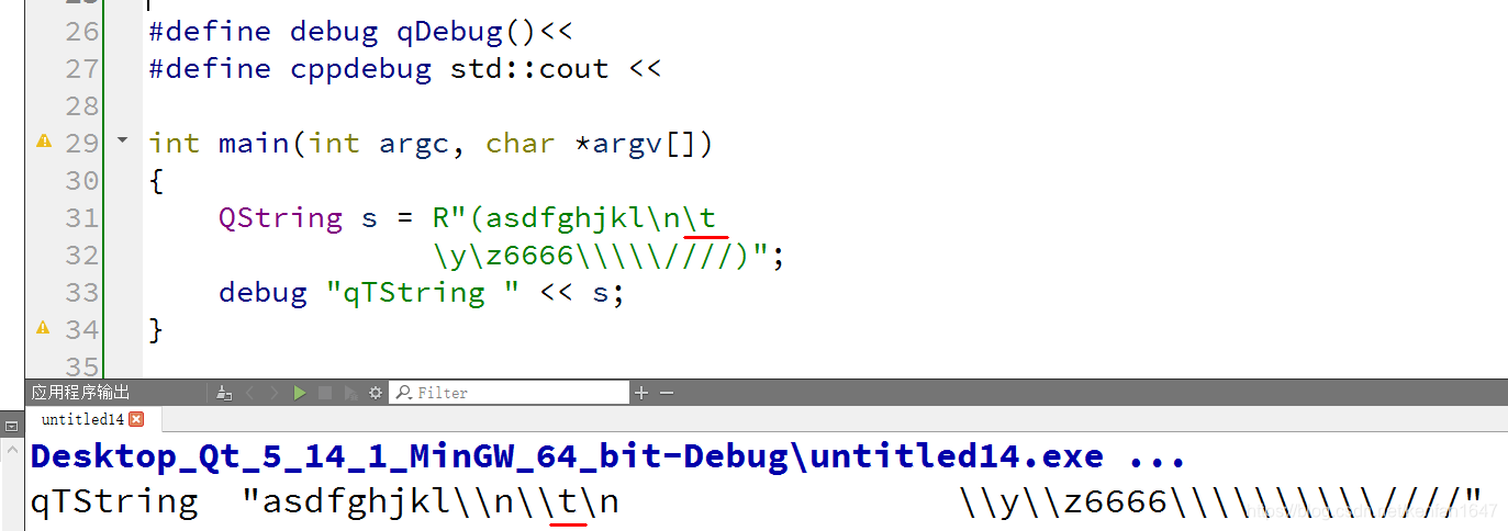 std::string/QString原始字符串字面值常量_qstring 有原字符表达方式吗-CSDN博客