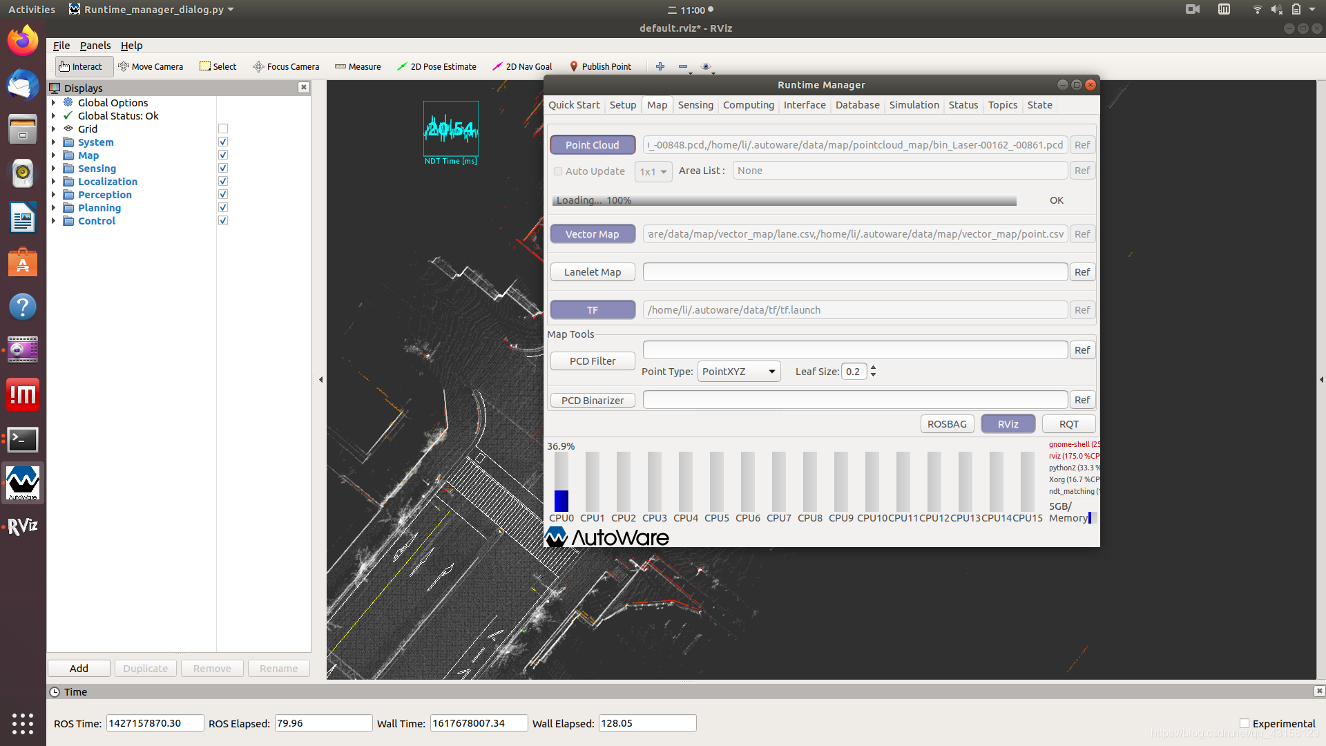 ubuntu18.04下载安装autoware1.14（cpu版本）+示例演示_autoware下载-CSDN博客