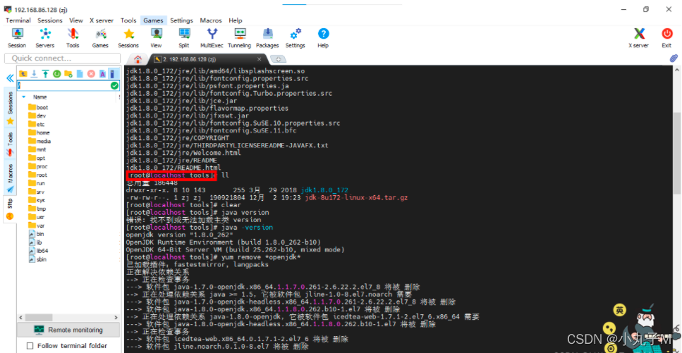 Linux之jdk、mysql、Tomcat安装_创建一个用户 sgmm,并在其用户目录里面安装 jdk和tomcat。安装过程如下。-CSDN博客