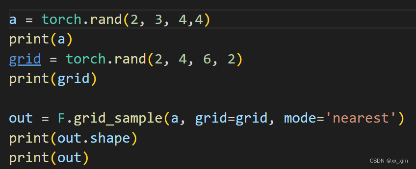 F.grid_sample采样_gridsamplej进行上采样-CSDN博客
