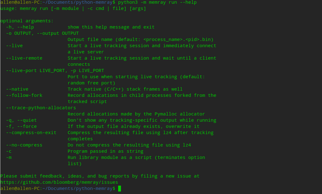 性能测试，python 内存分析工具 -memray-CSDN博客