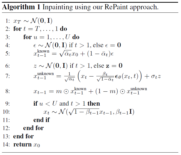 论文阅读 (65)：RePaint: Inpainting using Denoising Diffusion Probabilistic Models-CSDN博客