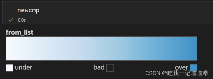 python绘图：matplotlib colormap截取色谱_python listedcolormap-CSDN博客