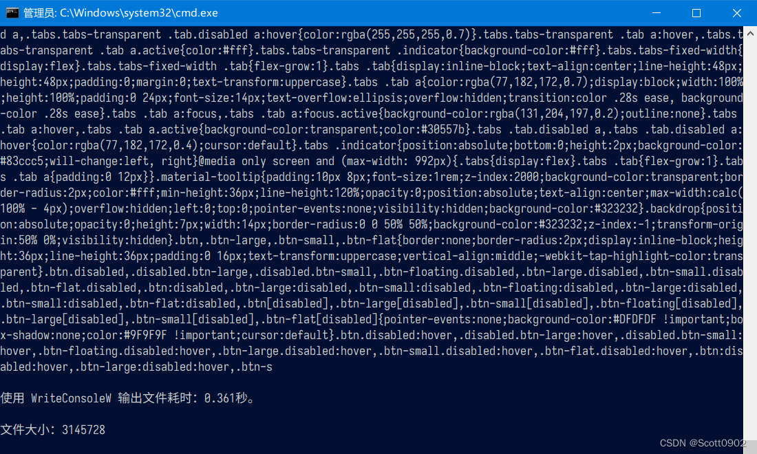 C / C++的wprintf打印速度太慢，改WriteConsoleW输出提速200+倍-CSDN博客