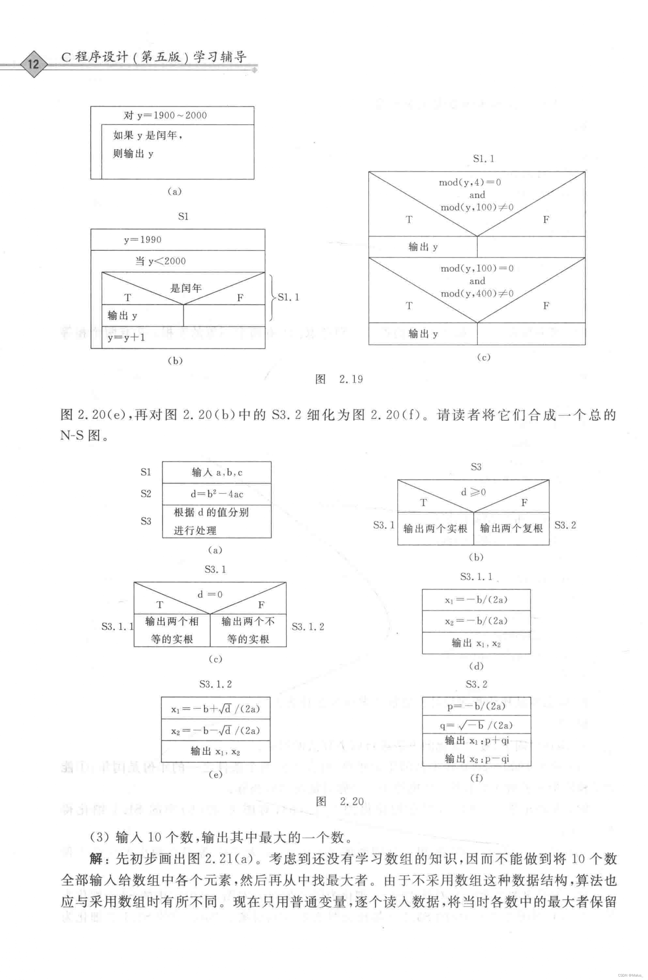 【第二章 算法—程序的灵魂】《c语言程序设计 第五版》谭浩强 课后习题答案谭浩强c语言程序设计第5版答案 Csdn博客