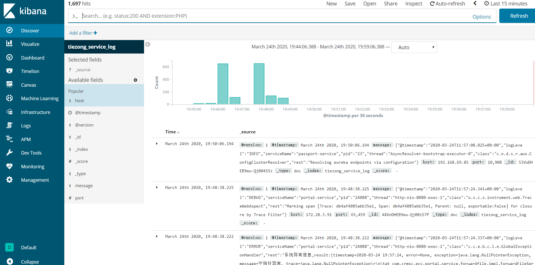 logback集成ELK实现分布式日志收集查看_net.logstash.logback.appender.logstashtcpsocketapp-CSDN博客