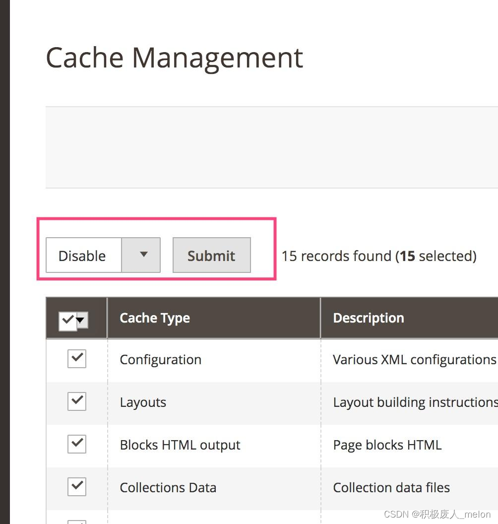 Magento2缓存问题 开启开发者模式_magento 1.9 2024年后 打开很慢-CSDN博客