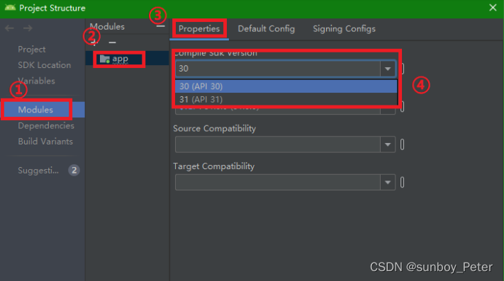 Android Stuido中修改项目SDK版本号_as设置sdk版本-CSDN博客