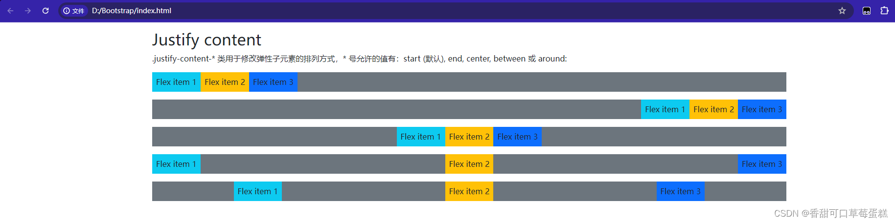 Bootstrap 5 保姆级教程（十四）：Flex_bootstrap d-flex-CSDN博客