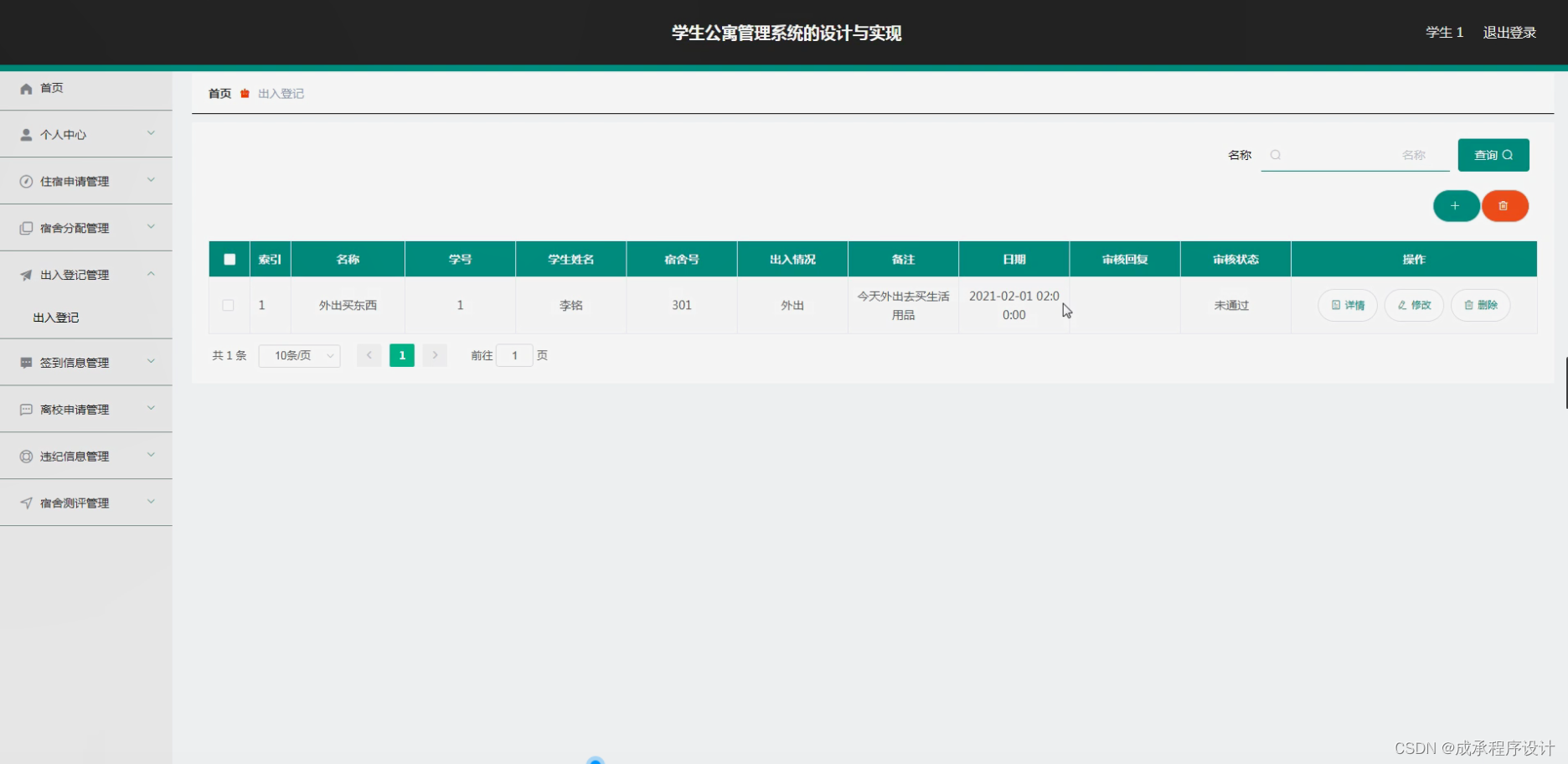 Java学生公寓管理系统的设计与实现（源码开题） Csdn博客