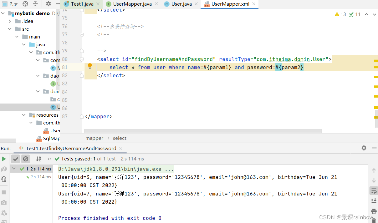 org.apache.ibatis.exceptions.PersistenceException: ### Error querying database. Cause: org ...
