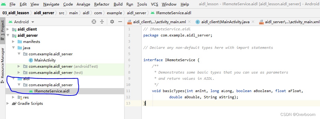 [Android AIDL] --- AIDL工程搭建_android 创建aidl-CSDN博客