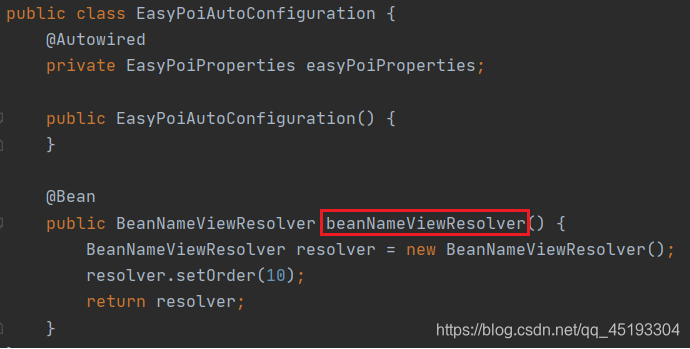 启动SpringBoot报错：The bean ‘beanNameViewResolver‘ 无法注册_easypoiautoconfiguration-CSDN博客
