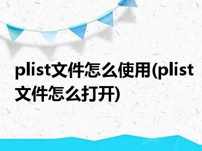 如何打开 plist 文件_plist文件怎么打开-CSDN博客