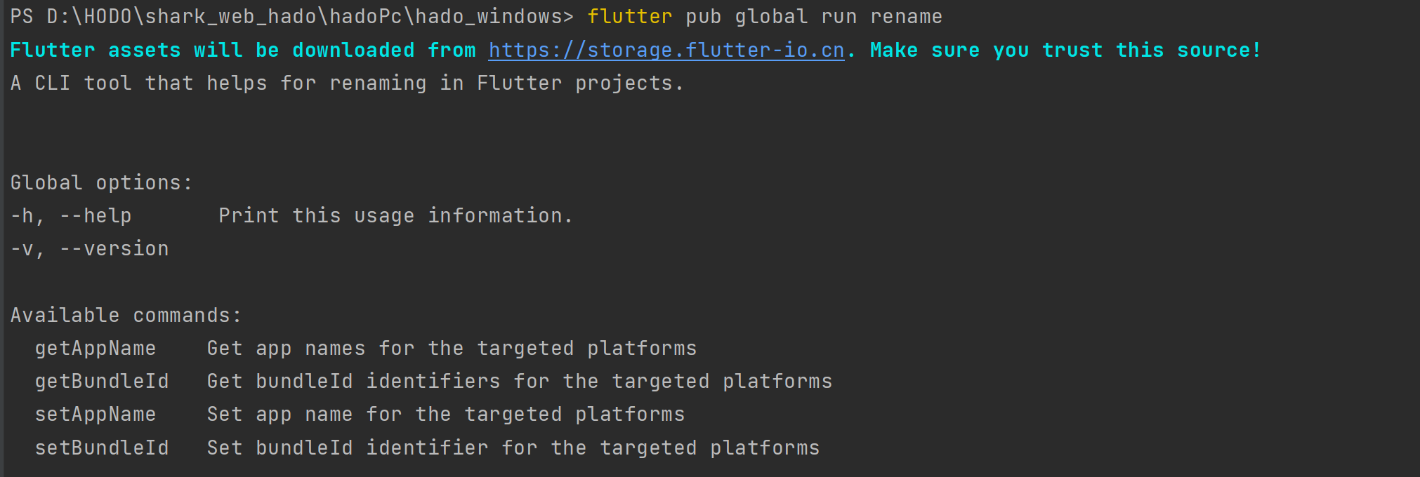 快速更改flutter已有项目的项目名称和id等_flutter 更改项目名-CSDN博客