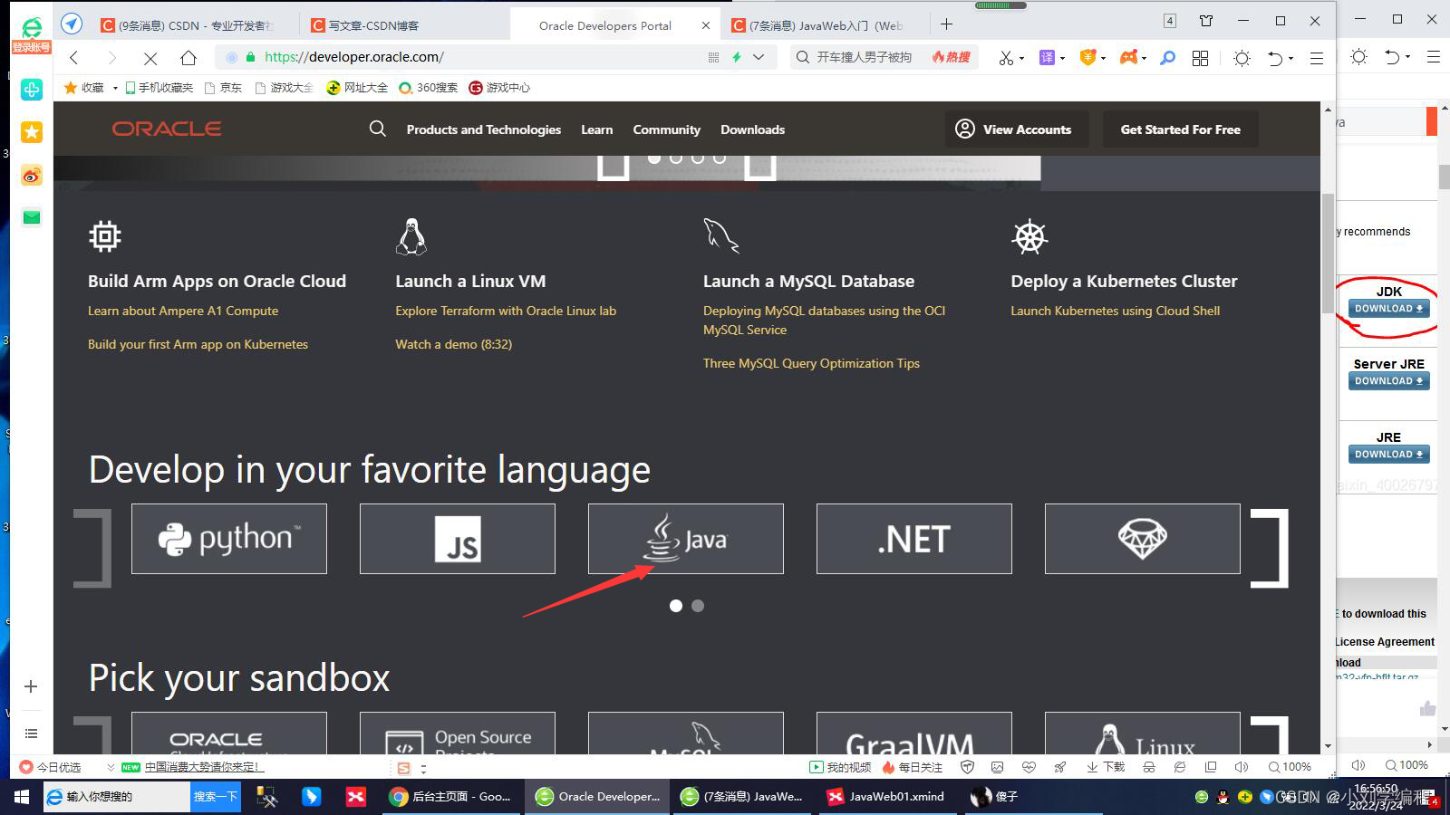 javaWeb01（环境配置）_javaweb配置环境的步骤-CSDN博客