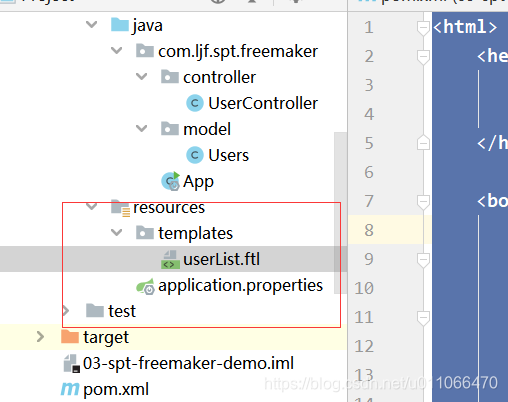 idea中在项目多模块下springboot 整合freemaker ，进行web浏览显示《《《《_idea freemaker 预览-CSDN博客