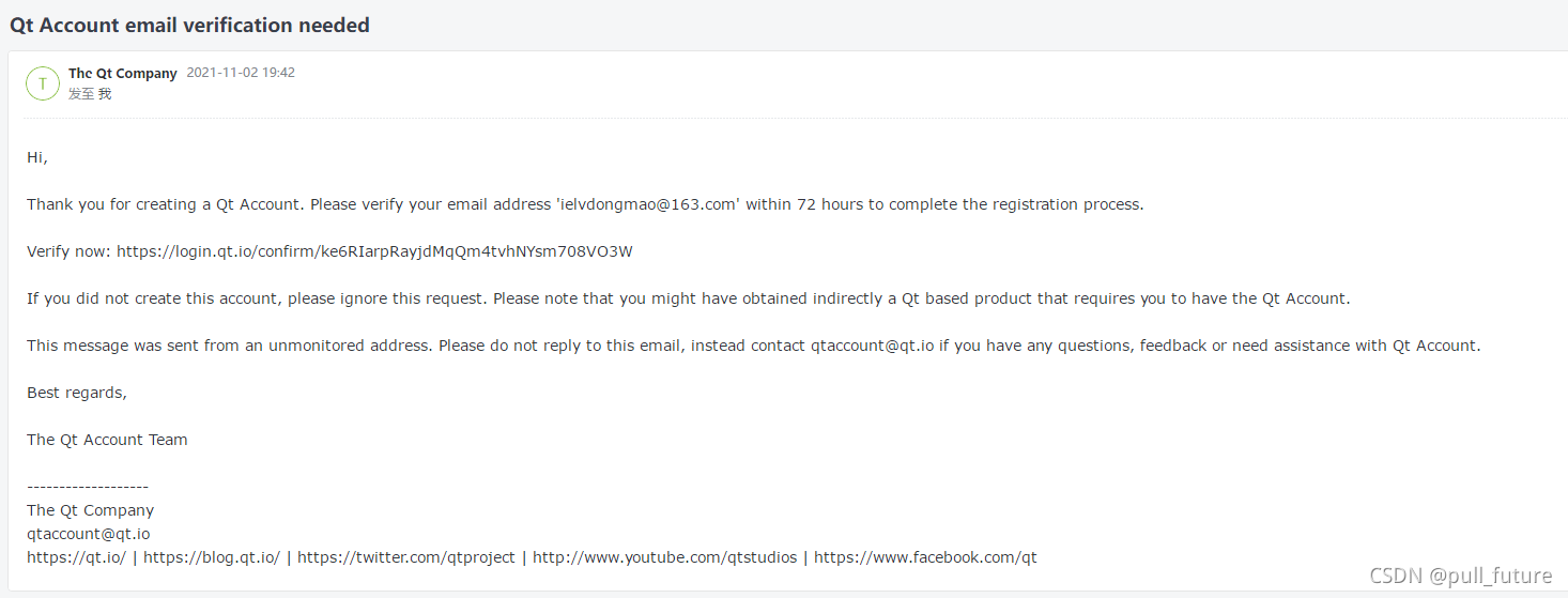 【Qt】qt5.12.11注册不了？解决办法-实测_can not create new qt account with reserved email.-CSDN博客