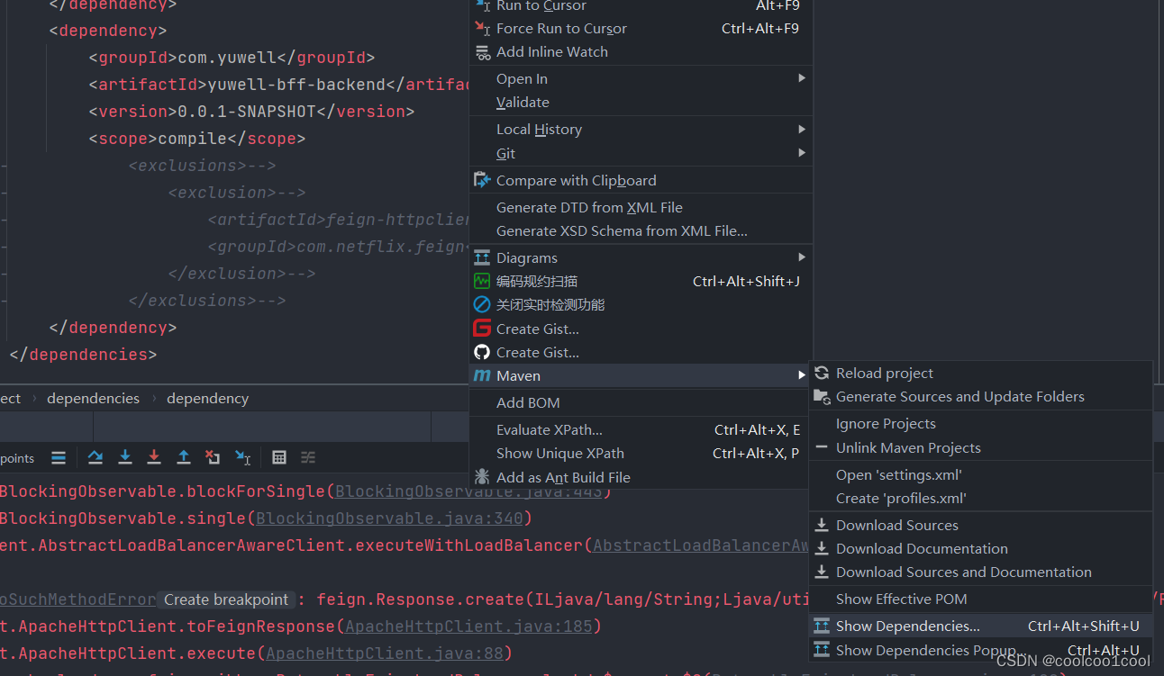 【运行报错】Feign 接口调用：java.lang.NoSuchMethodError: feign.Response.create-CSDN博客