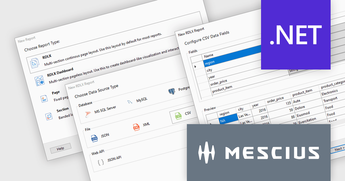 使用向导简化报告和仪表板-ActiveReports.NET 18_rdlx格式-CSDN博客