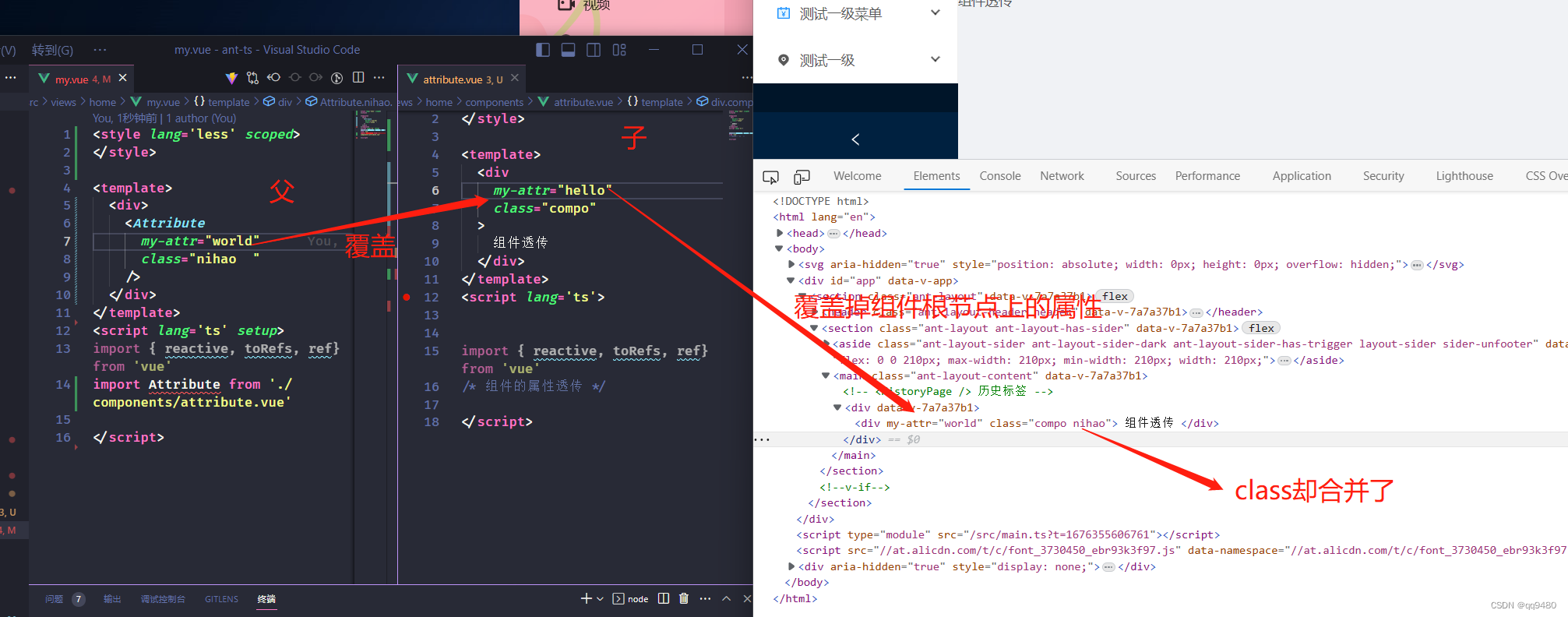 关于vue组件透传。（attrslisteners）vue透传 Csdn博客 7745