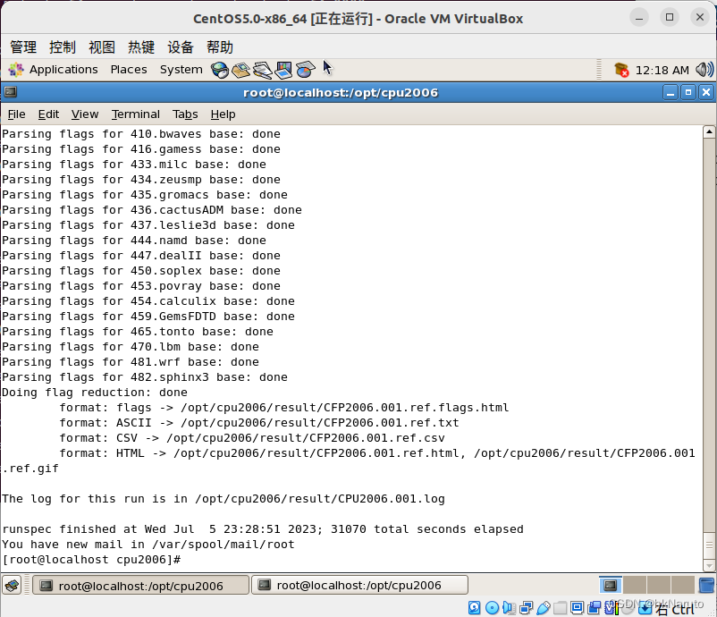 SPEC CPU 2006 在 CentOS 5.0 x86_64 古老系统测试【2】_running on localhost.localdomain...-CSDN博客