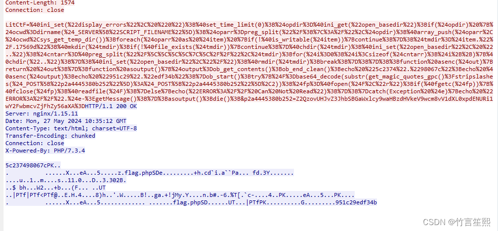 LitCTF2024部分wp_litctf2024 wp-CSDN博客