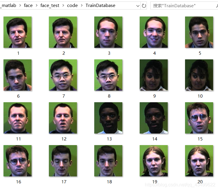 【matlab】pca降维实现人脸识别（附学习资料、代码程序及注解、运行结果）1学习以上pca人脸识别的原理算法步骤以及给出的代码。参考代码中的testdatabas Csdn博客