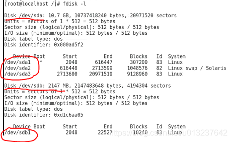 Linux磁盘分区、格式化相关操作_linux sda和sdb是什么-CSDN博客