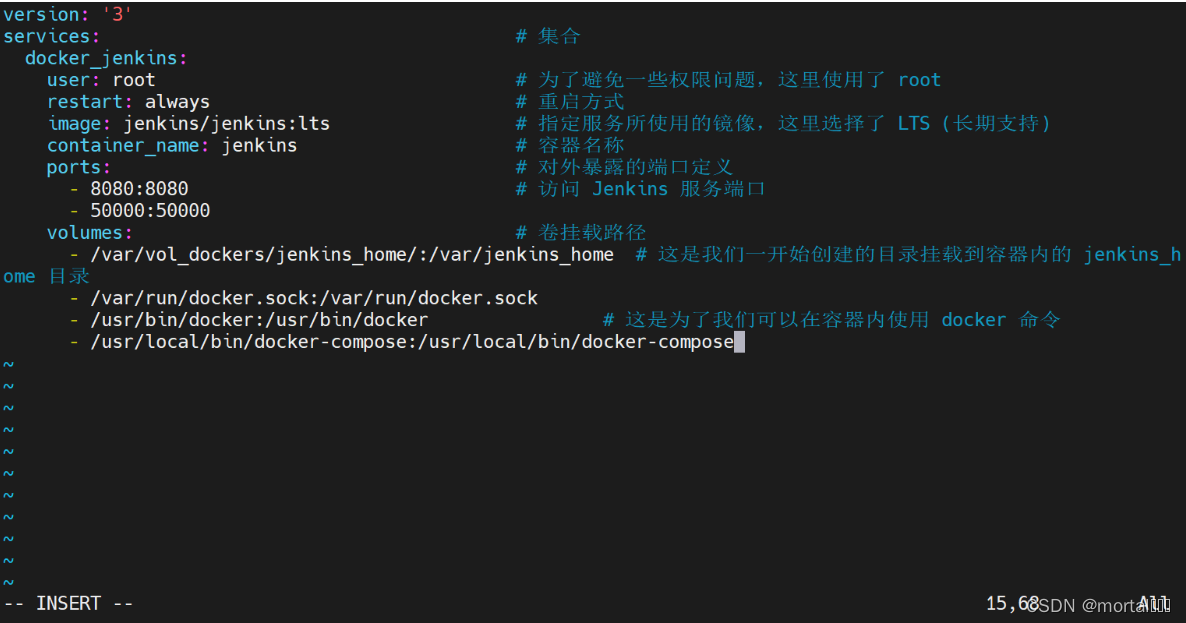 使用 docker-compose 部署 Jenkins_docker-compose部署jenkins-CSDN博客