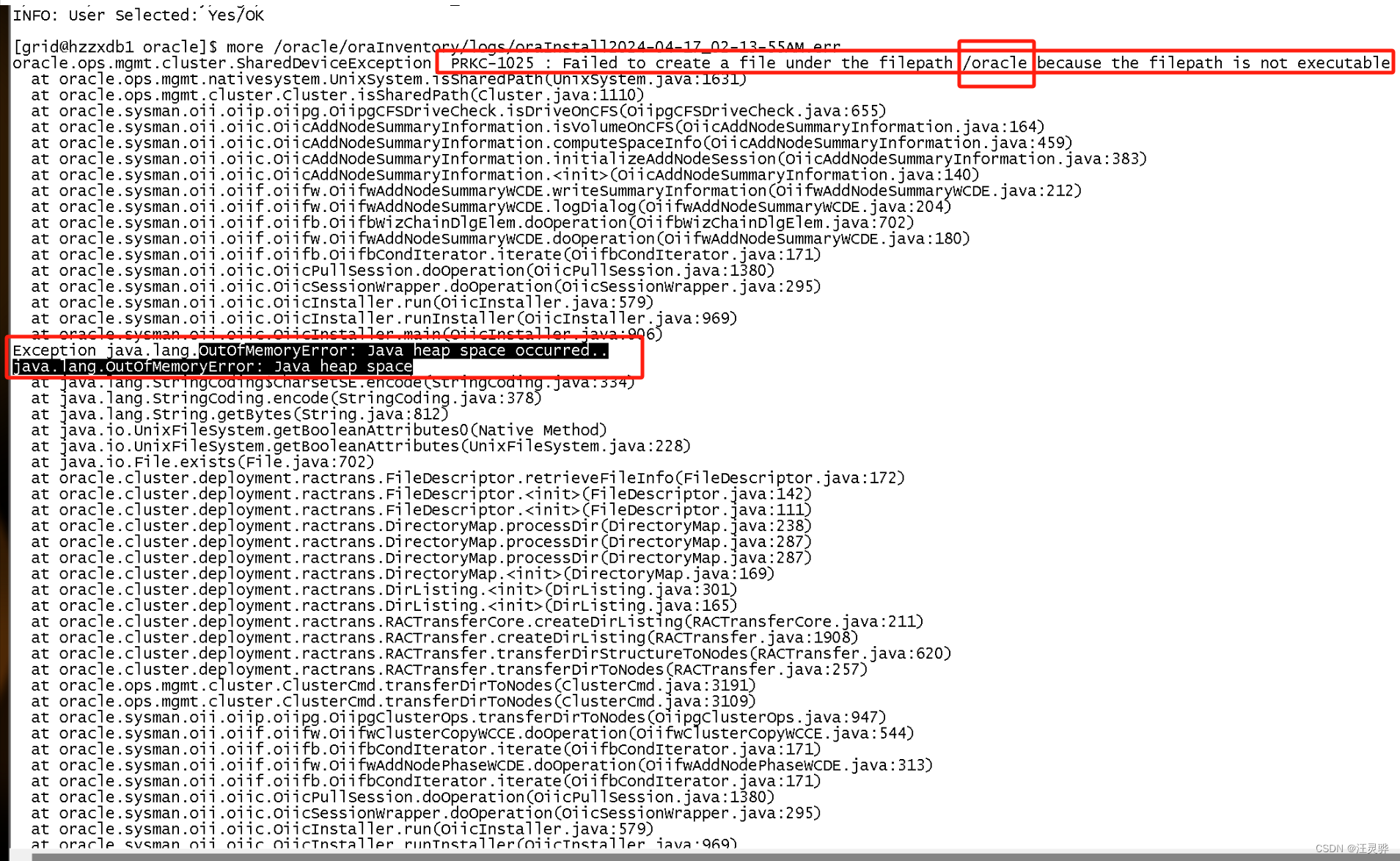 oracle rac节点重构（增删节点）的常见报错_oracle11g rac 增加节点 java.lang.outofmemoryerror: jav-CSDN博客