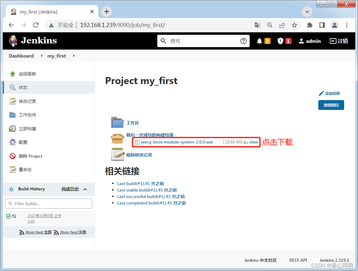 Docker安装Jenkins(通关版)_docker jenkins 部署nodejs安装目录-CSDN博客