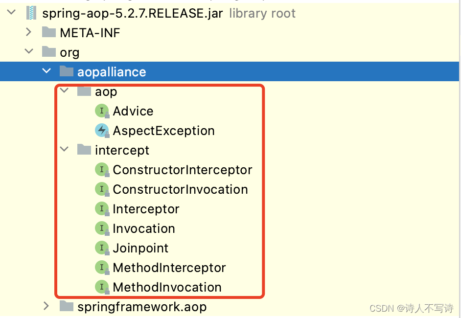 AOP-5-Spring对AOP的实现_org.aopalliance.intercept-CSDN博客