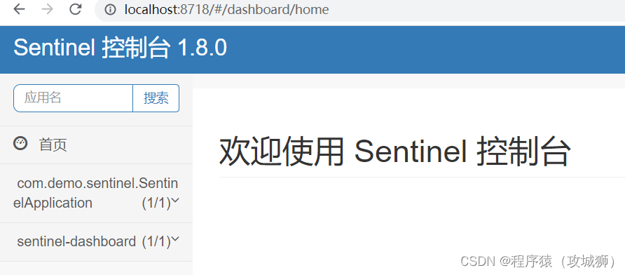 springboot集成sentinel dashboard的配置_-dcsp.sentinel.api.port=8719 -dcsp.sentinel.dashbo-CSDN博客