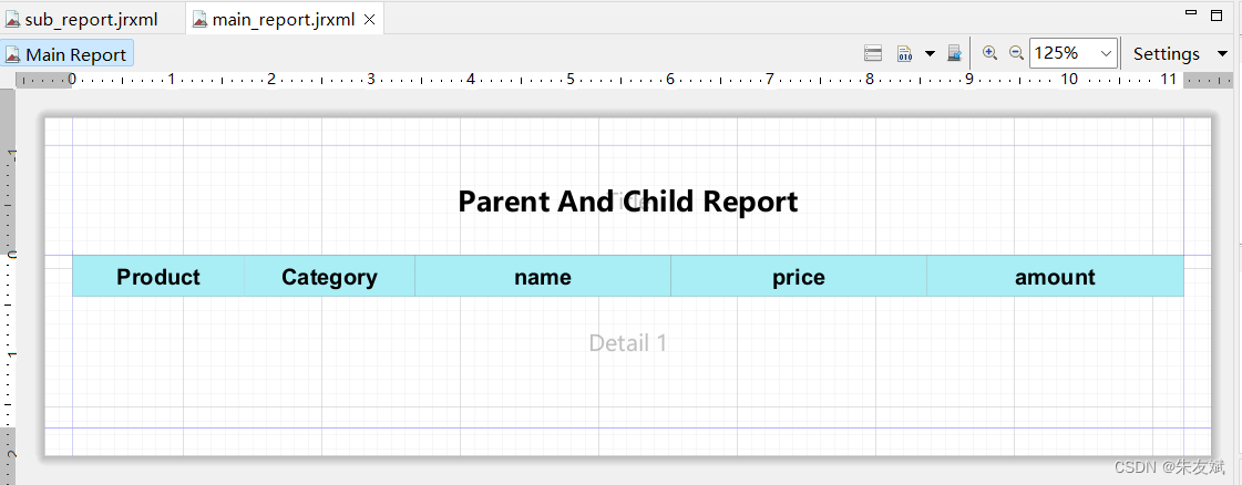 【JasperReports笔记04】如何使用Jasper Studio制作父子报表，并且通过Java + Parameters参数填充模板文件支持Android-CSDN博客