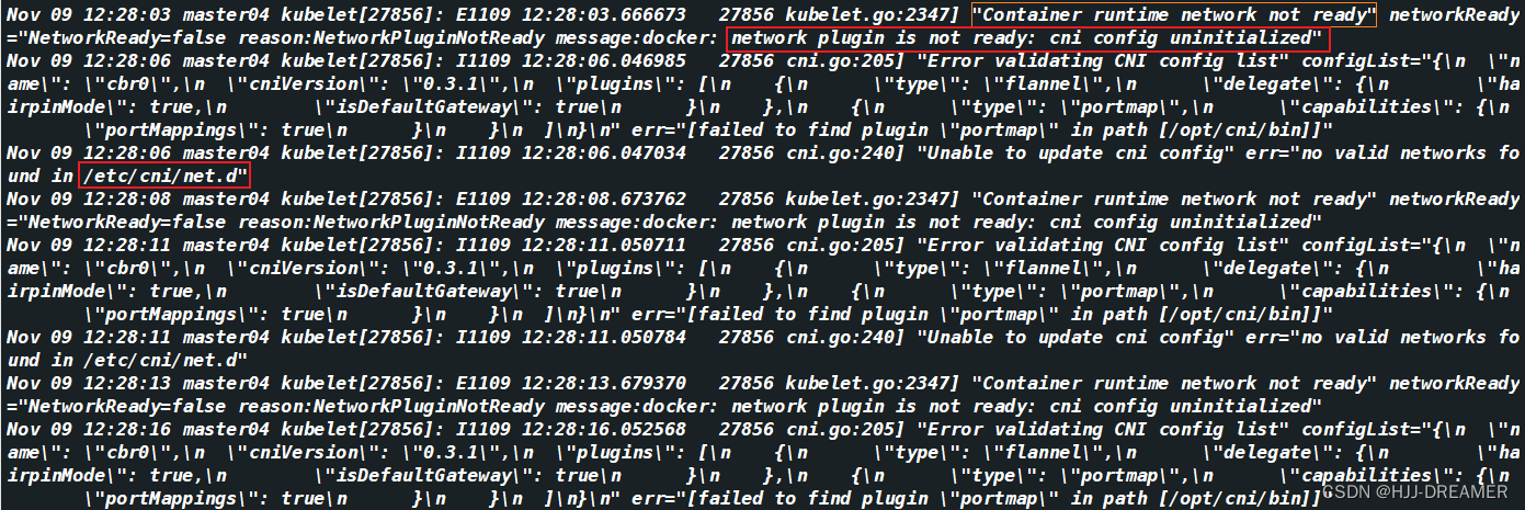 Error排错：container runtime network not ready_container runtime network not ready: networkready ...