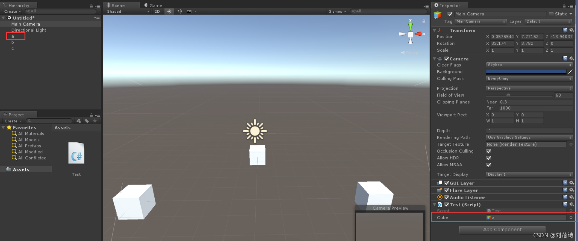 Unity3D (GameObject)_gameobject和gameobject区别-CSDN博客